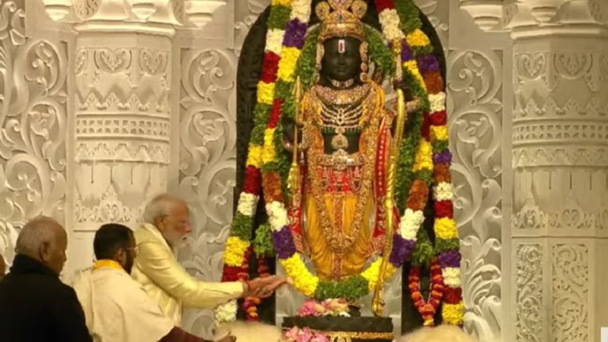 Ram Mandir Pran Pratishtha । 500 वर्षांची प्रतीक्षा संपली! अयोध्येतील ...