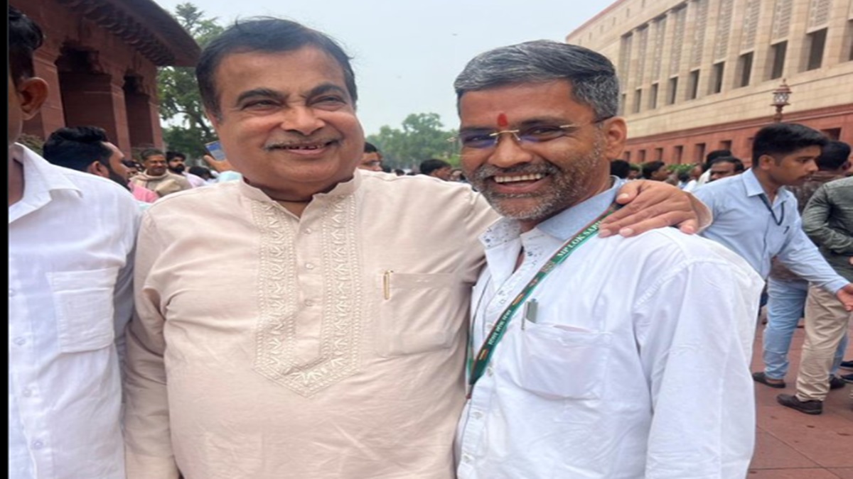 Nilesh Lanke | लंकेंनी घेतली नितीन गडकरींची भेट