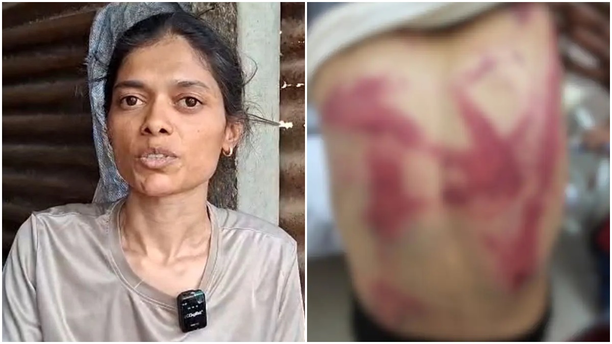 Beed News । धक्कादायक! बीडमध्ये महिलेला बेदम मारहाण